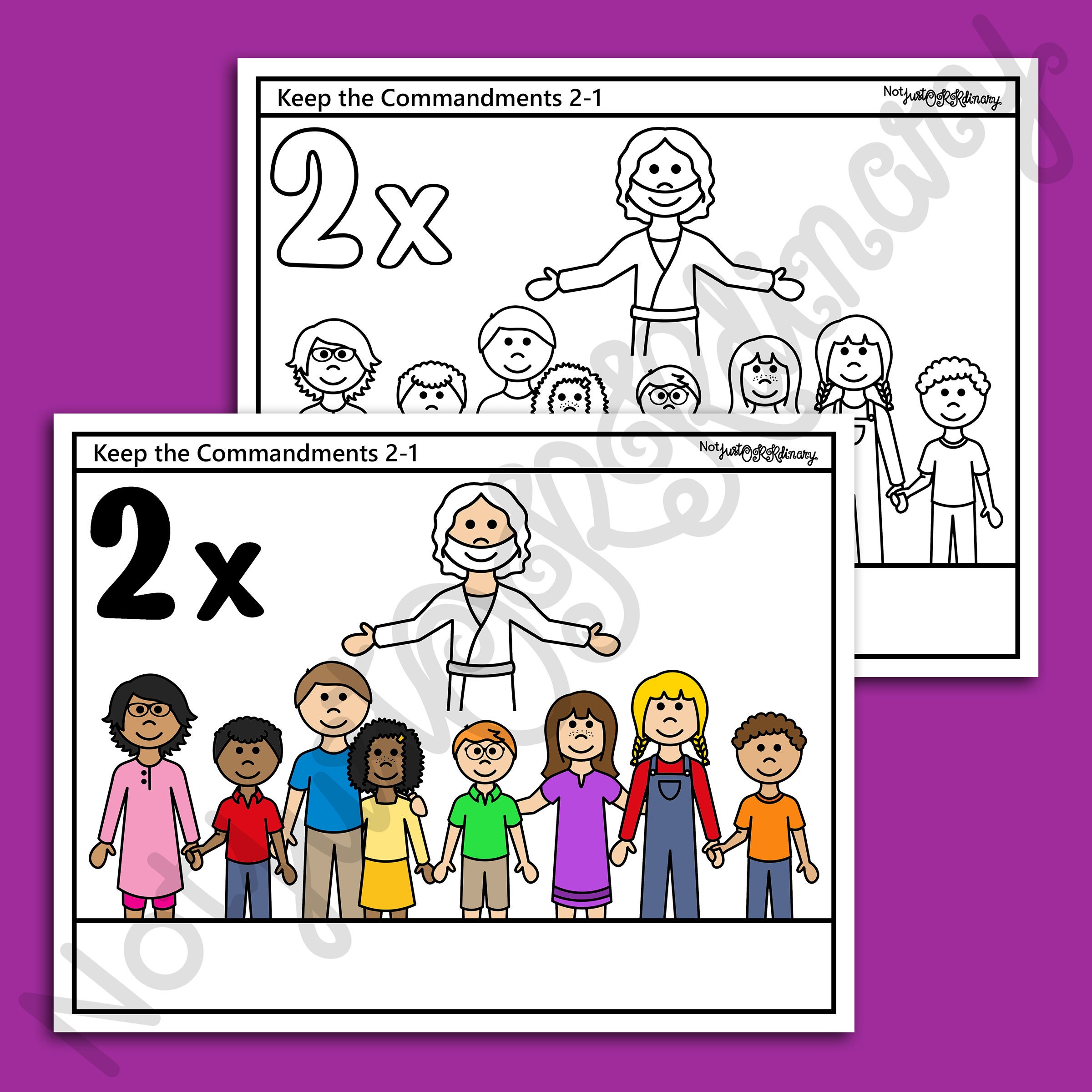 Keep the Commandments Song Visuals, Latter-day Saint LDS Primary ...