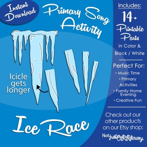 Ice Race Activity, Icicles, Latter-day Saint LDS Primary Singing Time ...