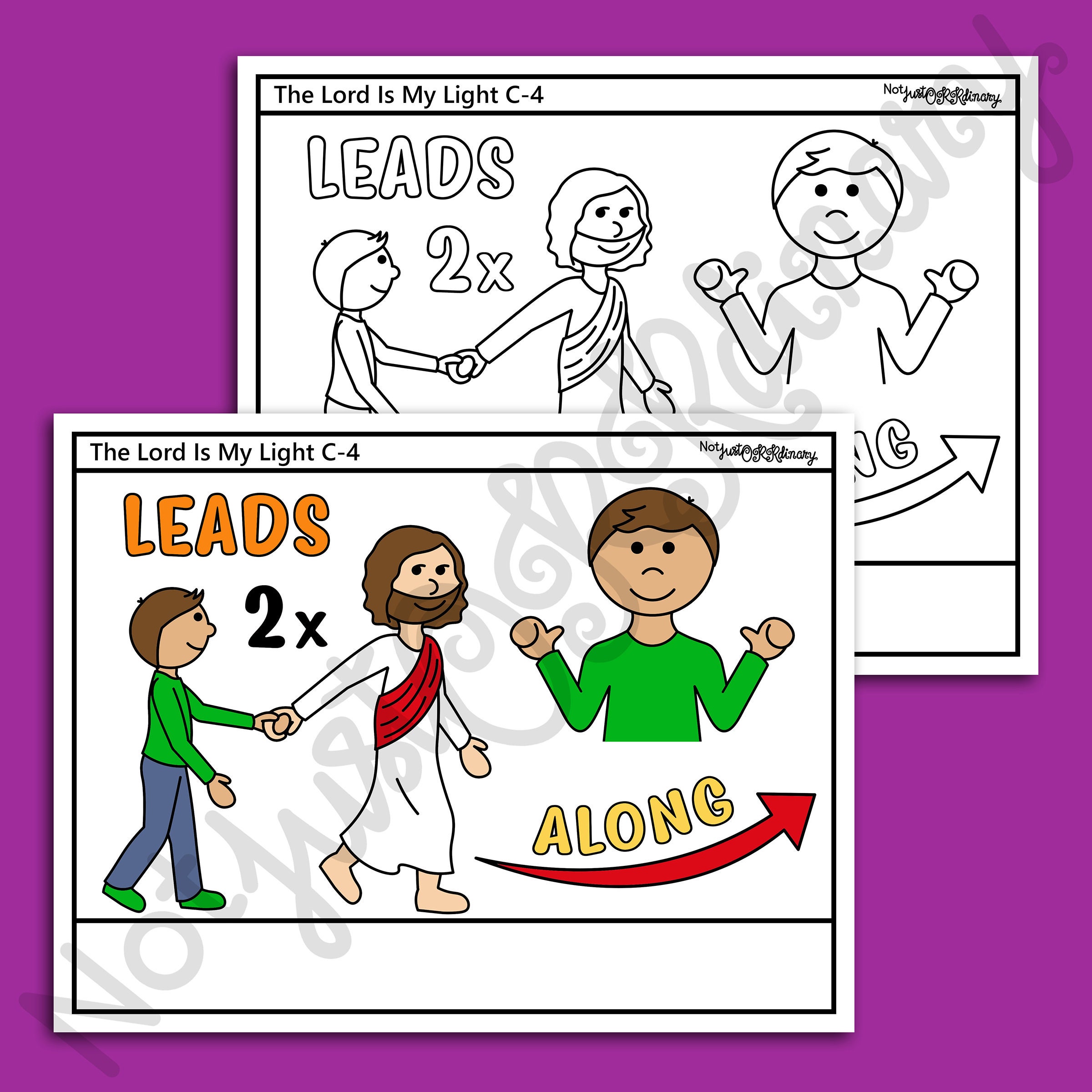 The Lord is My Light Song Visuals, Latter-day Saint LDS Primary Singing ...