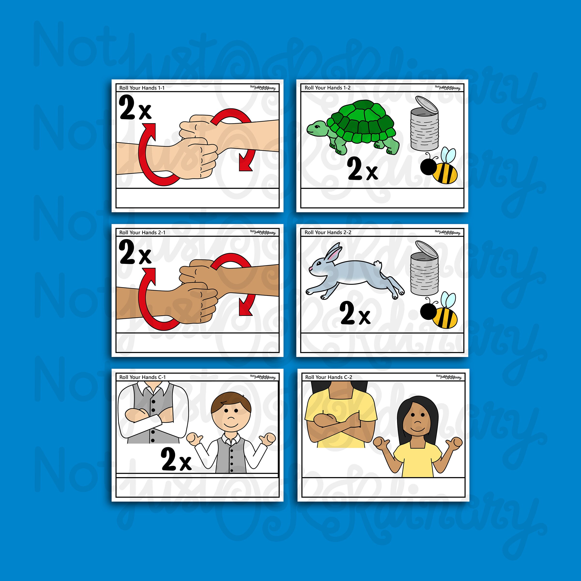 Roll Your Hands Song Visuals, Latter-day Saint LDS Primary Singing Time ...