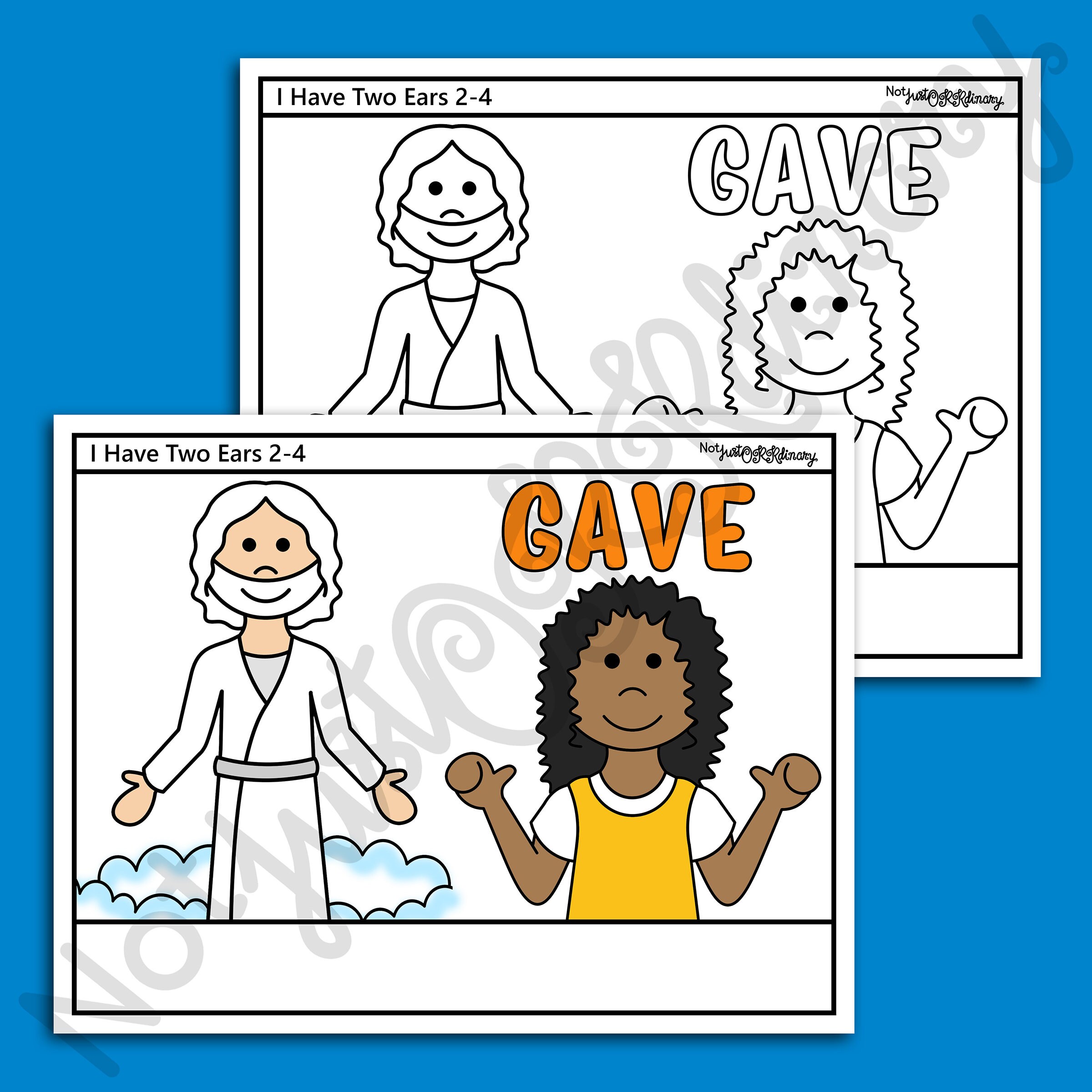 I Have Two Ears Song Visuals, Latter-day Saint LDS Primary Singing Time ...