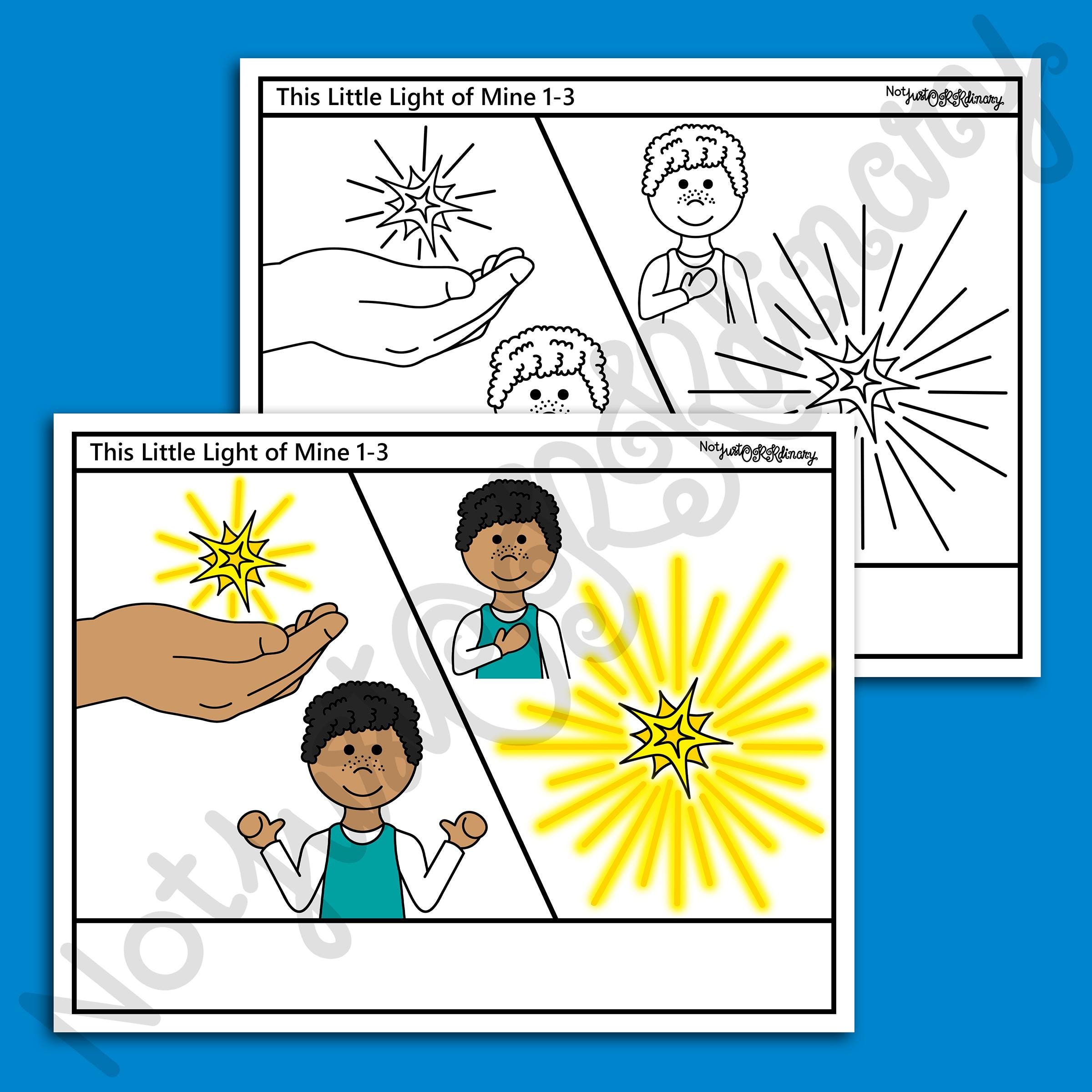 This Little Light of Mine Song Visuals, LDS Primary Singing Time ...