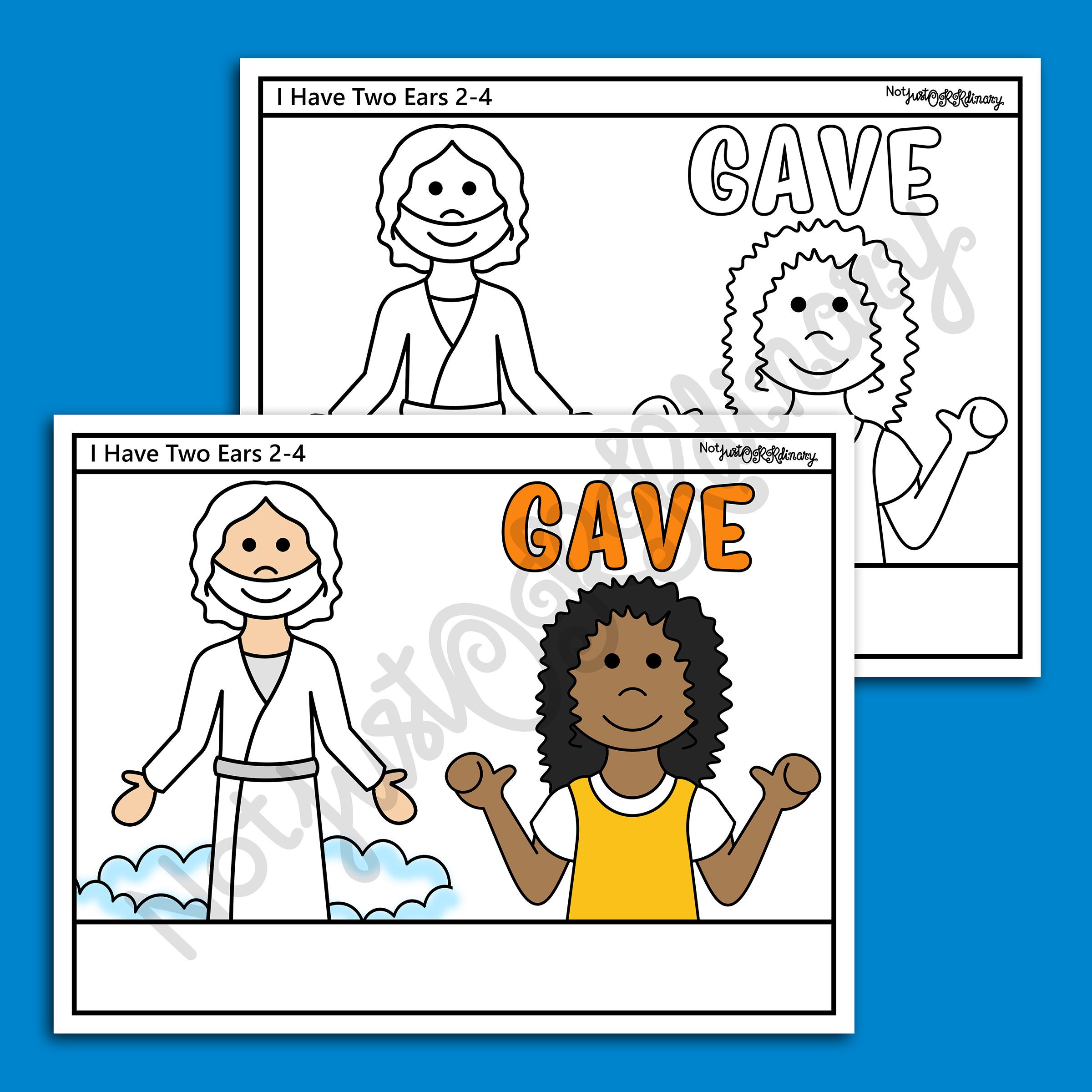 I Have Two Ears Song Visuals, Latter-day Saint LDS Primary Singing Time ...