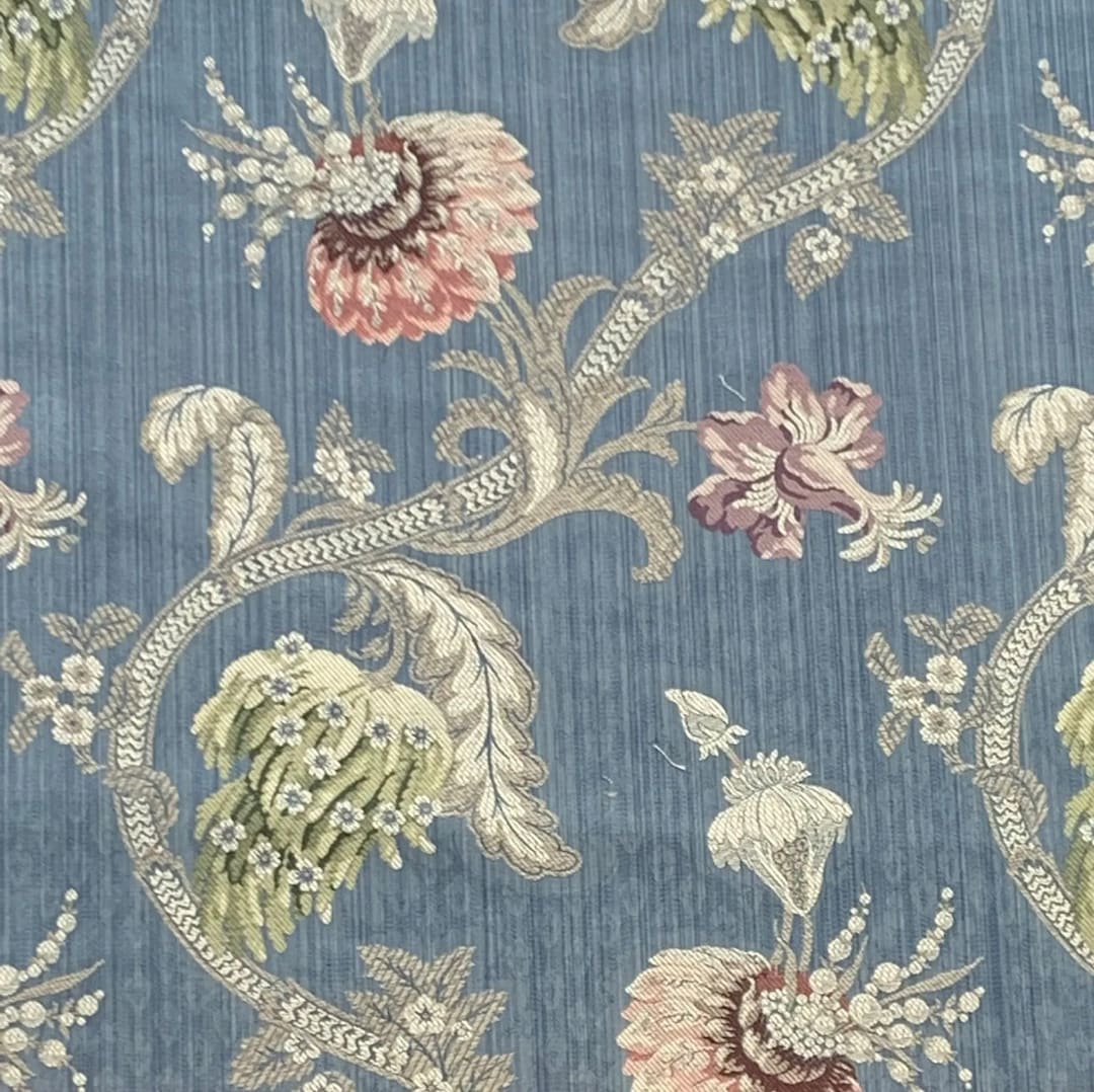 Rocaille in Multi on Blue by Scalamandre (made to Order Pillow) - Etsy