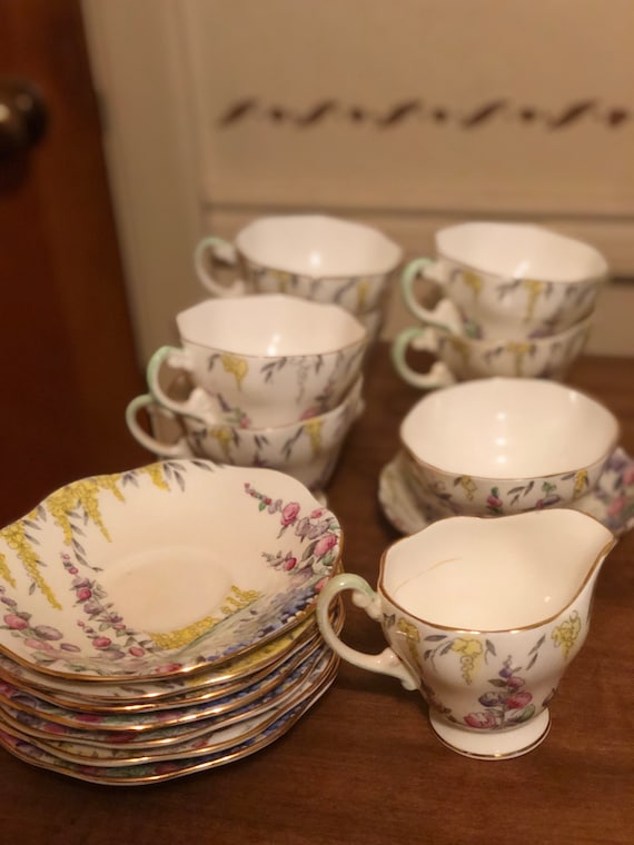 Full Set Foley Bone China Beautiful Foral Collection in | Etsy