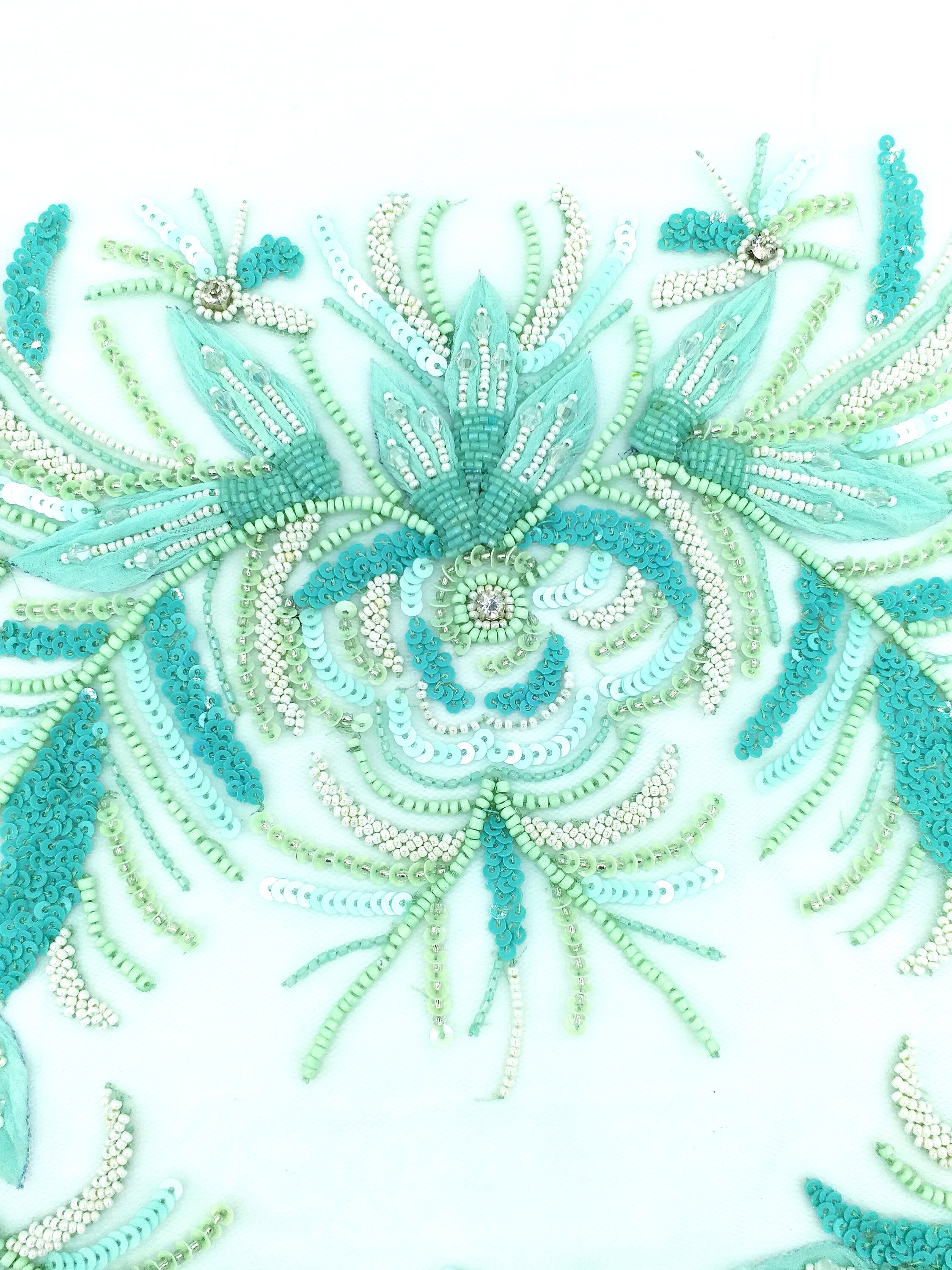 The Bodice Panel,beadswork,beads Applique, Coture Beadswork, Couture ...