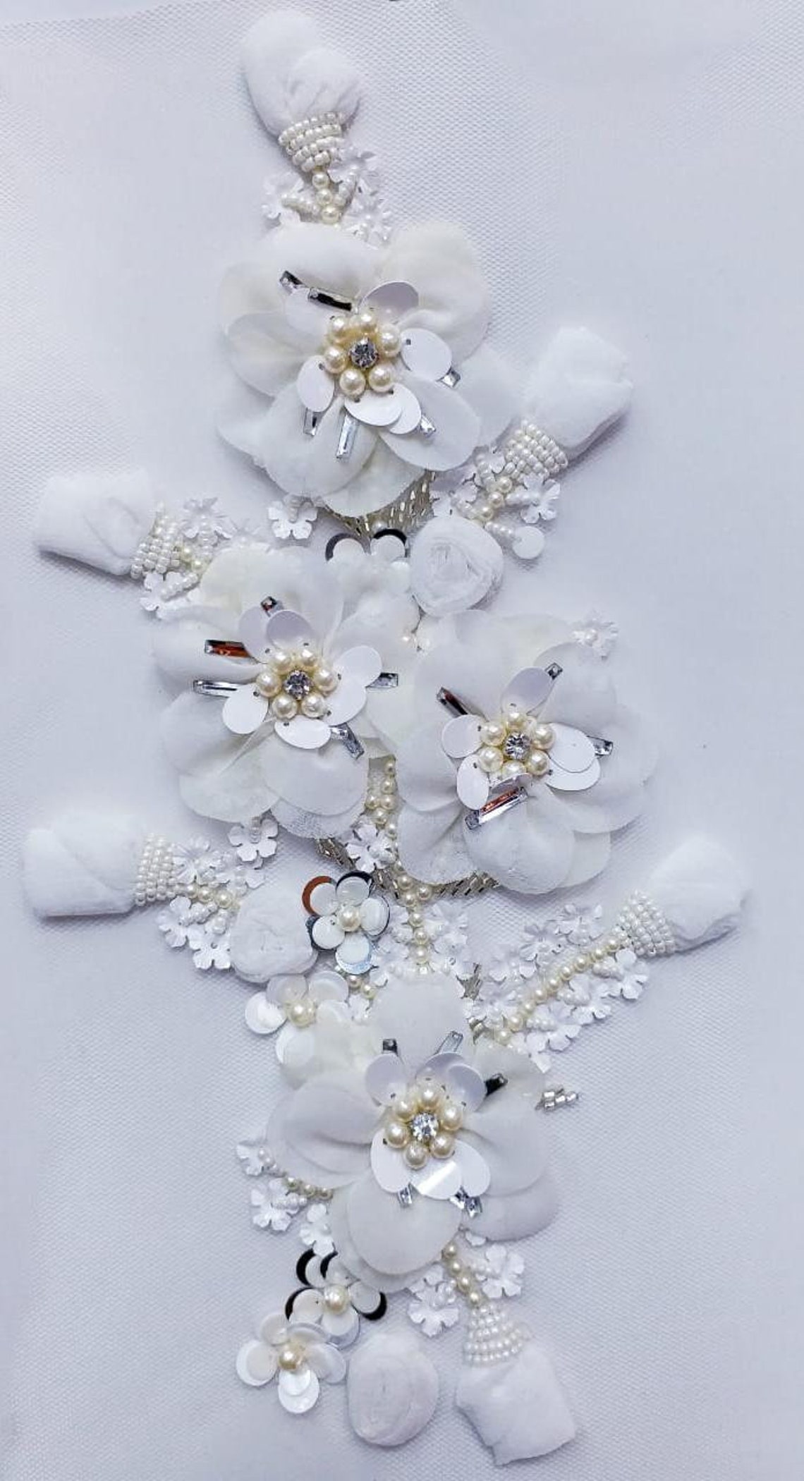 Haute Couture Applique 3D Motif Beaded Patch Couture - Etsy