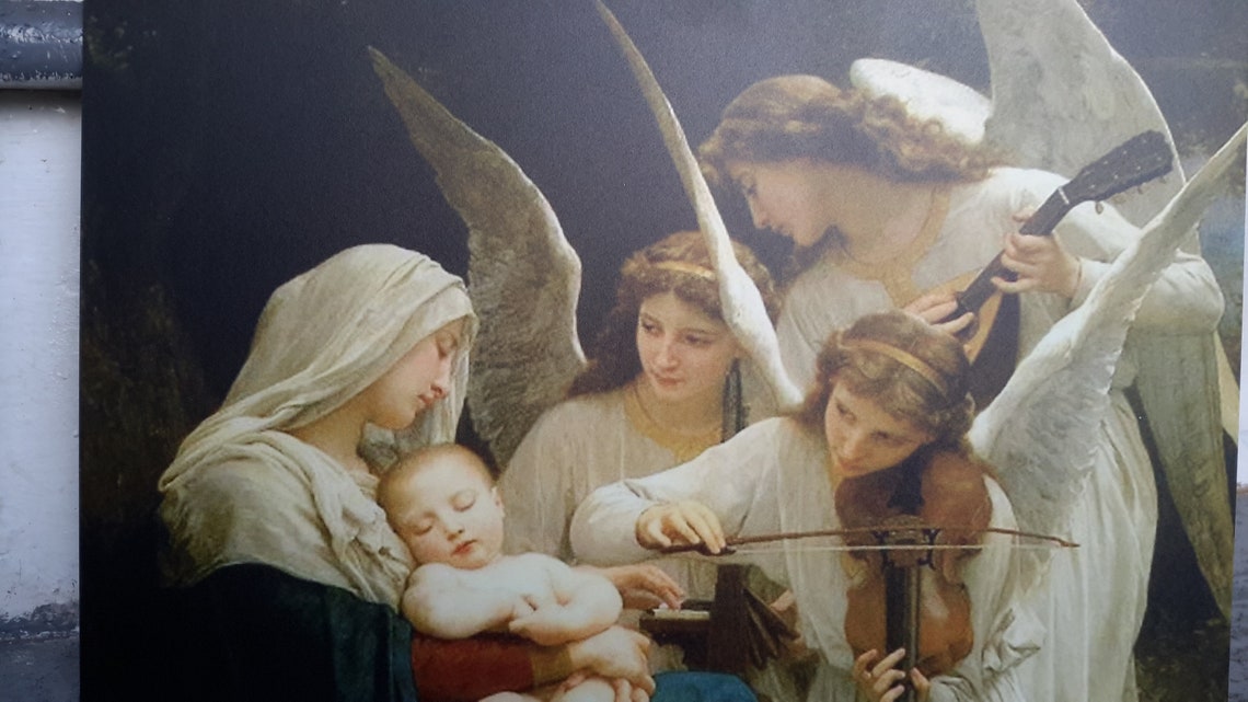 Christmas Nativity Jesus Mary Angels - Etsy