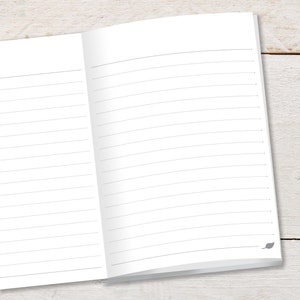 A6 96pp Notebook Featuring Two Cute Ladybirds Sitting on Top of Forget ...