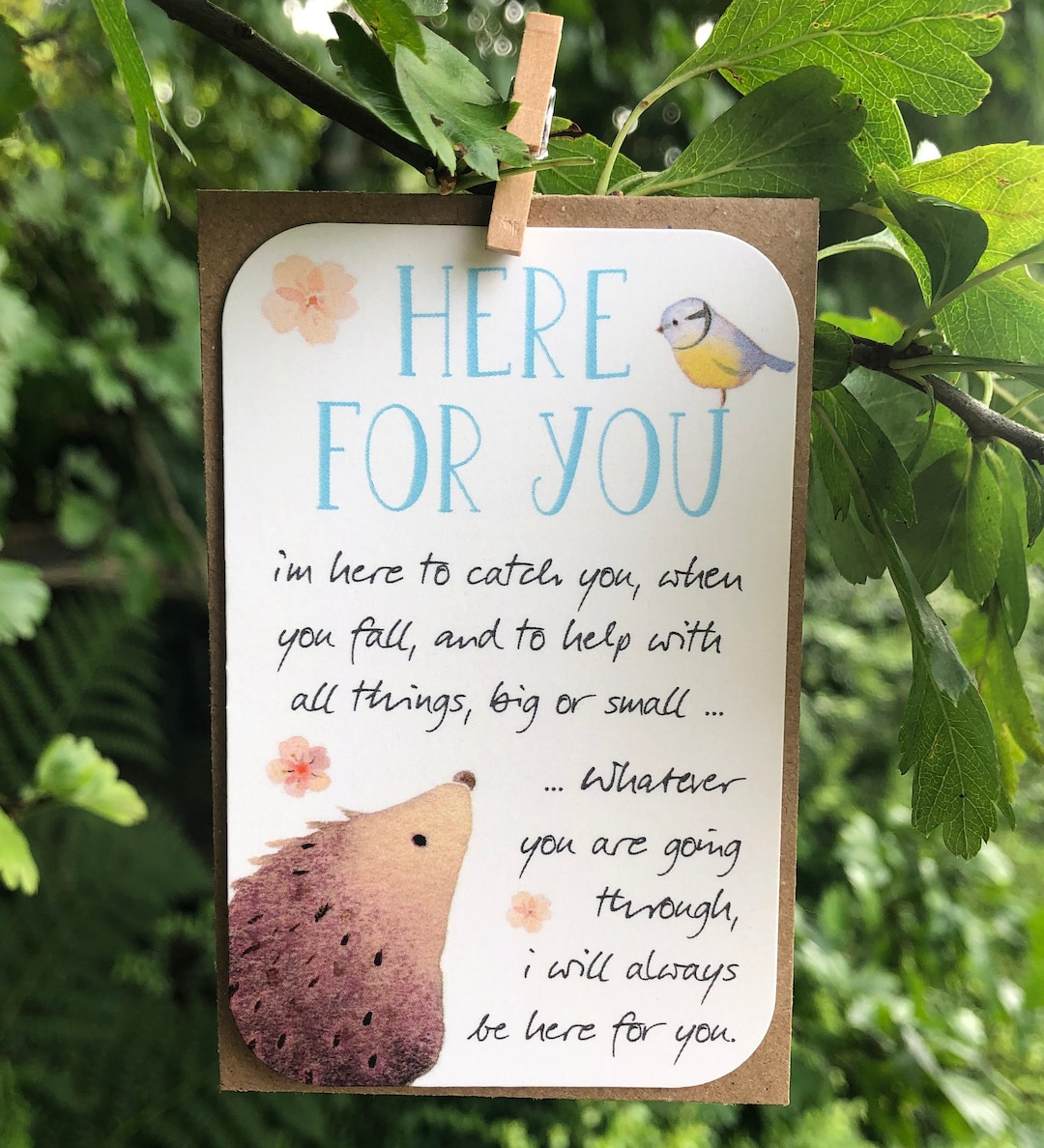 Thoughtful Positive Message Here for You Birthday Card, Special Friend ...