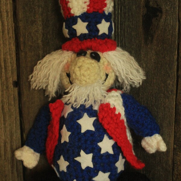 Crochet Uncle Sam - Etsy