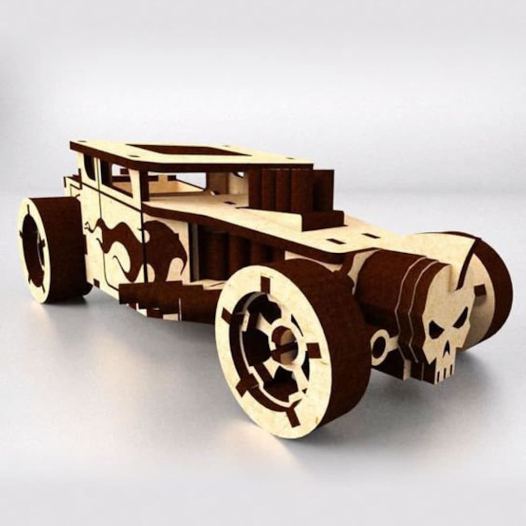 Bone Shaker Car. Lasser Cutting . DXF and PDF Files - Etsy