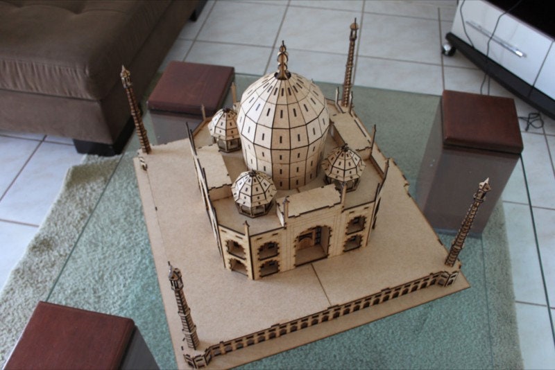 Taj Mahal Laser Cutting DXF Files - Etsy UK