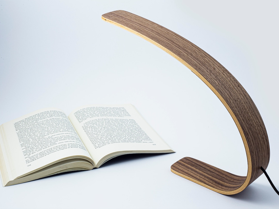 Malsimpla Handmade Wooden Desk Lamp 1500 Lumen, 29 X 25 X 9 Cm, CCT ...