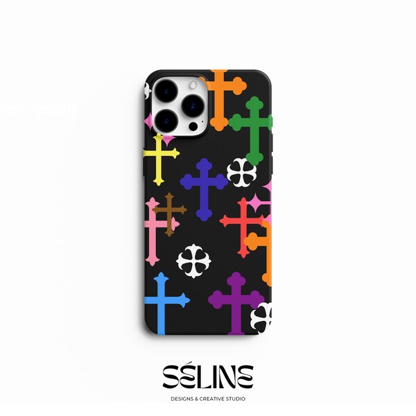 Chrome Crosses Phone Case - Etsy UK