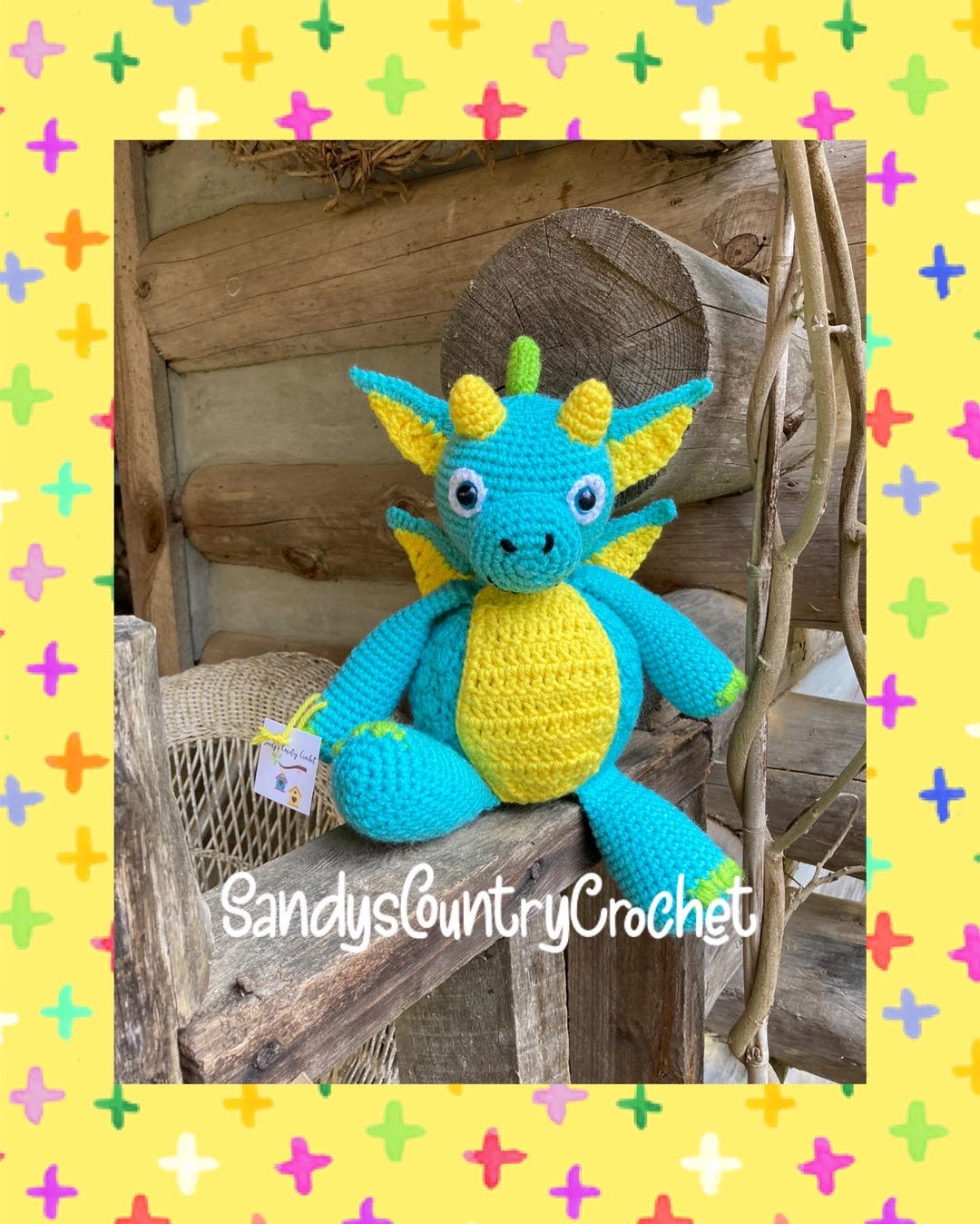 PDF Pattern for Puffin the Dragon - Etsy