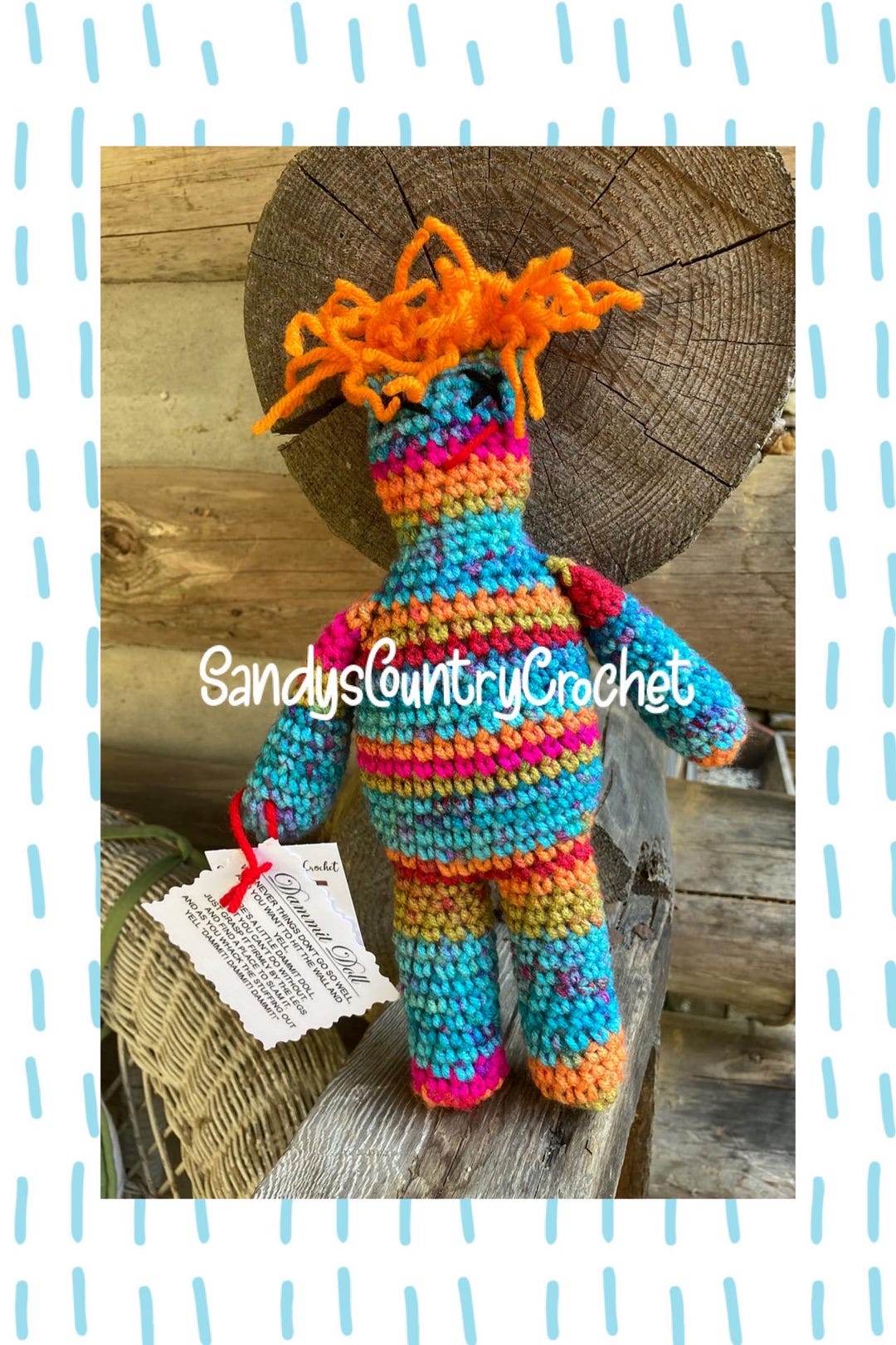 Dammit Doll. Darn It Doll, Crochet Dammit Doll - Etsy