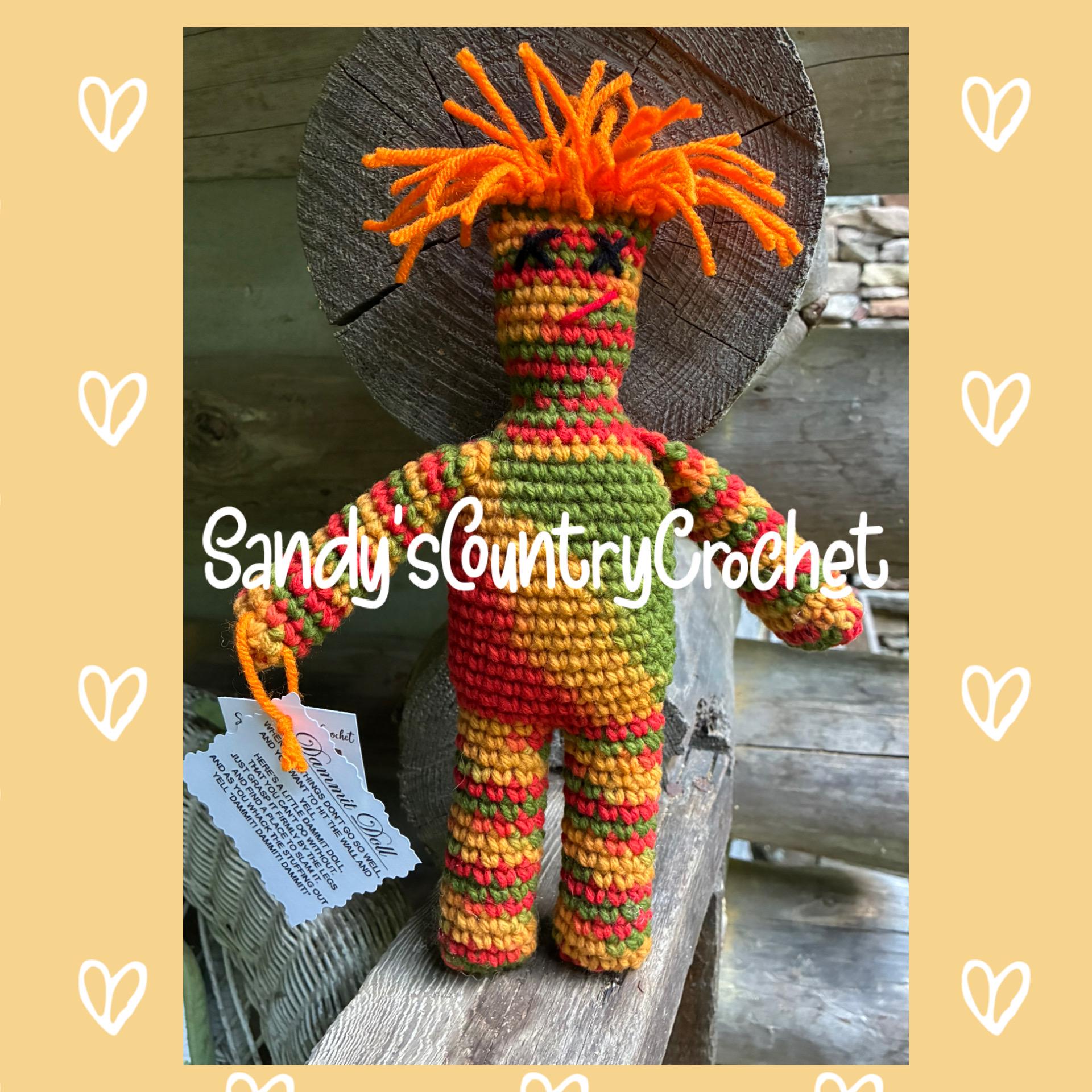 Dammit Doll. Darn It Doll, Crochet Dammit Doll - Etsy