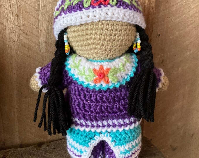 Iroquois No Face Doll - Etsy