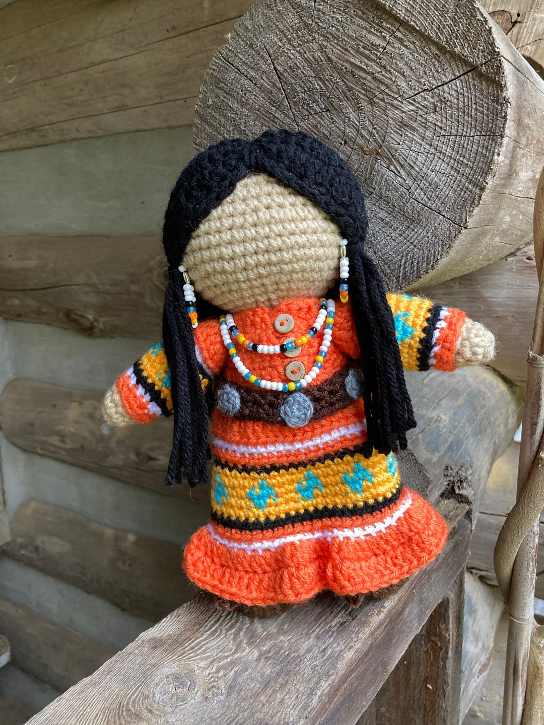 Cherokee No Face Doll - Etsy