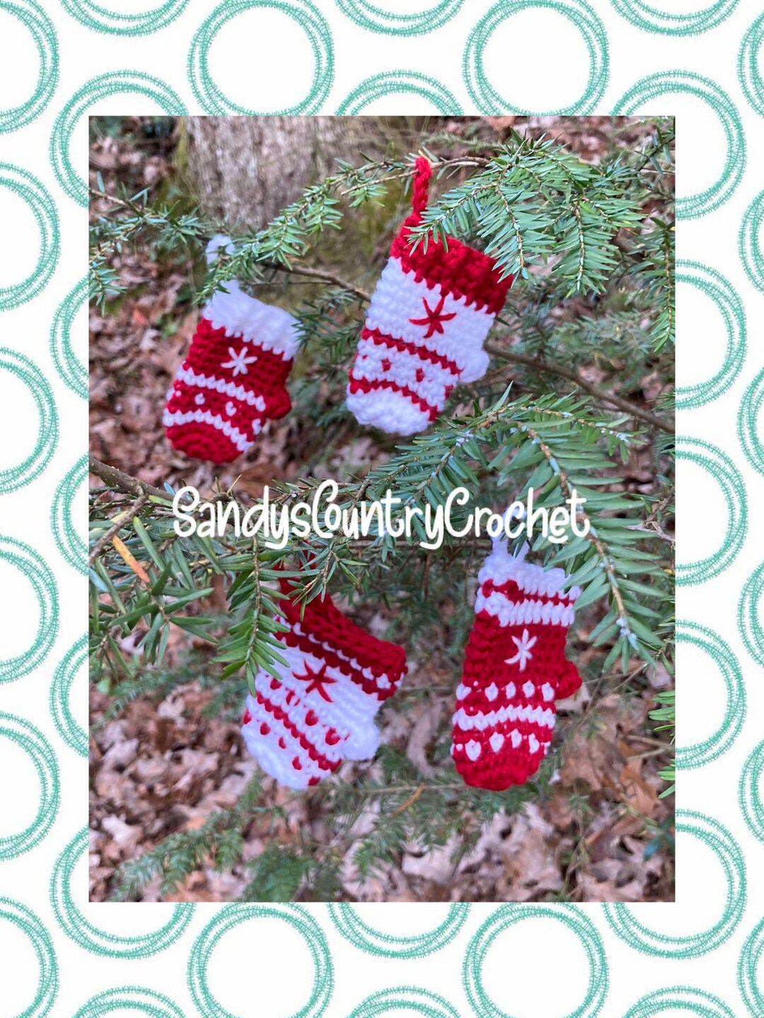 PDF Pattern for Swedish Mitten Ornament, Garland, Gift Tag - Etsy