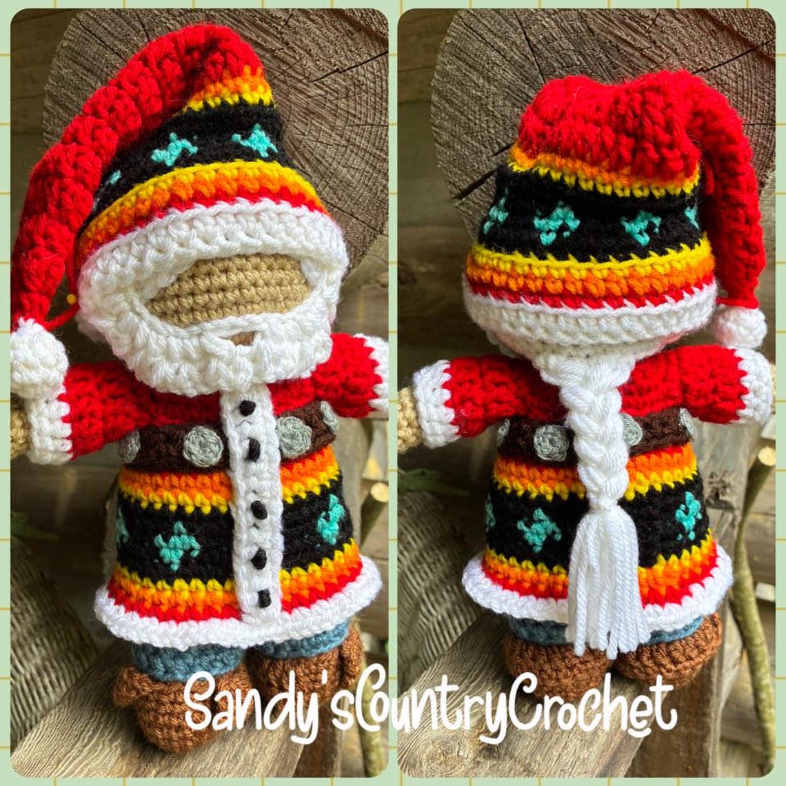 Cherokee Santa Doll - Etsy