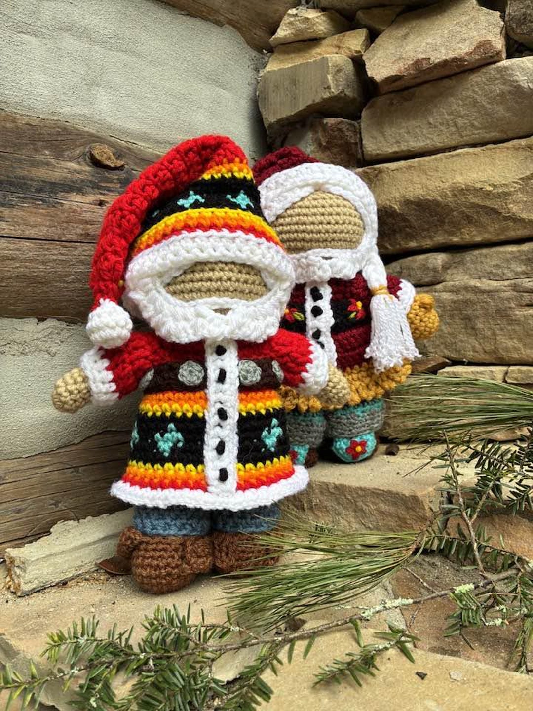 Cherokee Santa Doll - Etsy