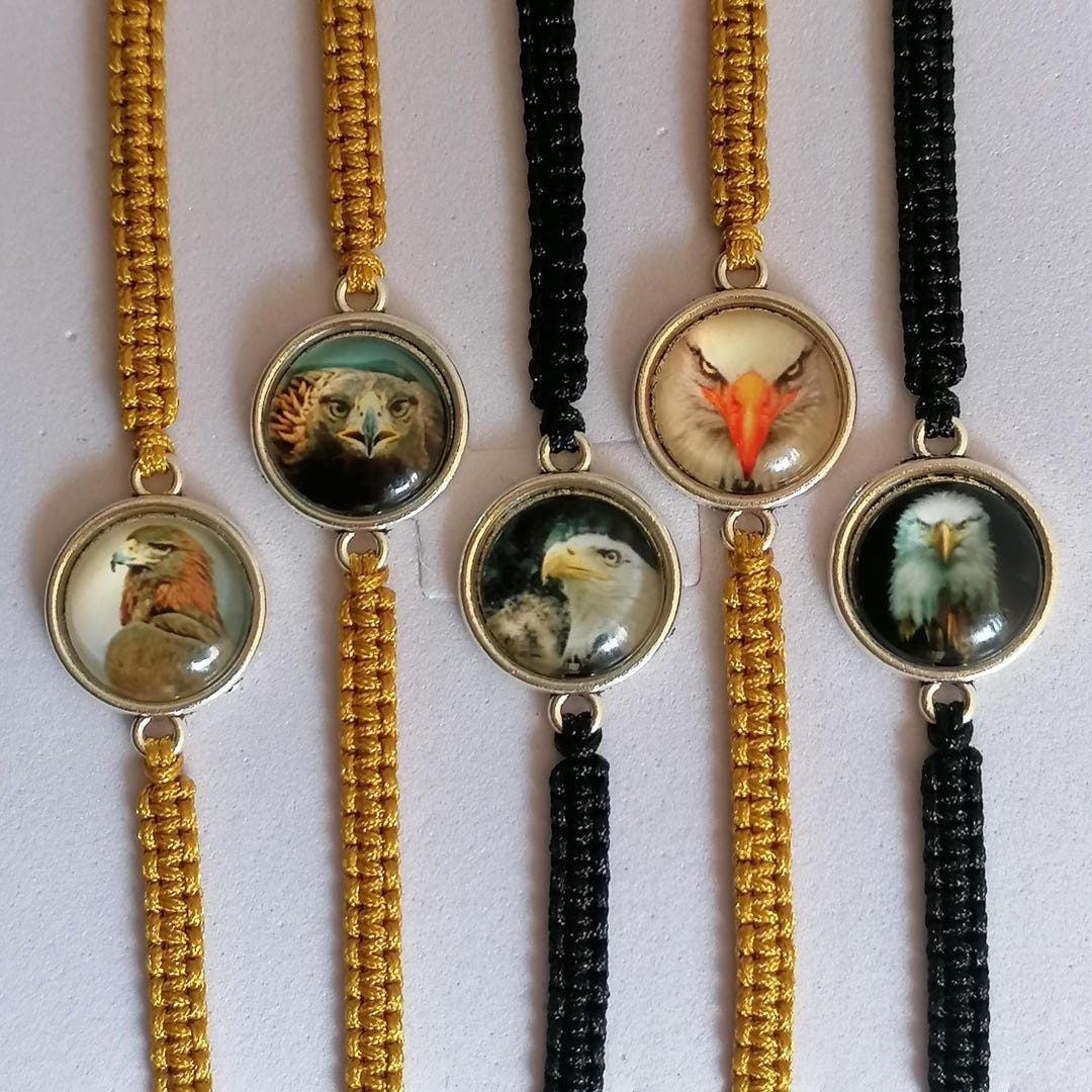 35 Colours, Eagle Bracelet, Falcon Bracelet, Hawk Bracelet, Friendship ...