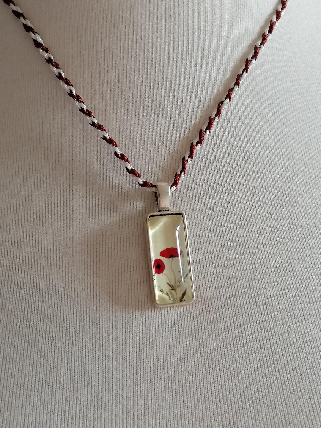 30 Colours, Handmade Macrame Necklaces, Red Poppy Bracelet, Celebration ...