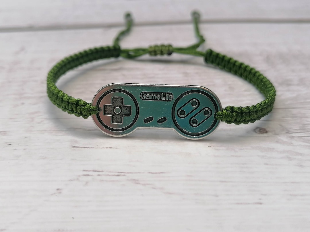 35 Colours, Game Controller Bracelet, Gamer Bracelet, Vintage Style ...