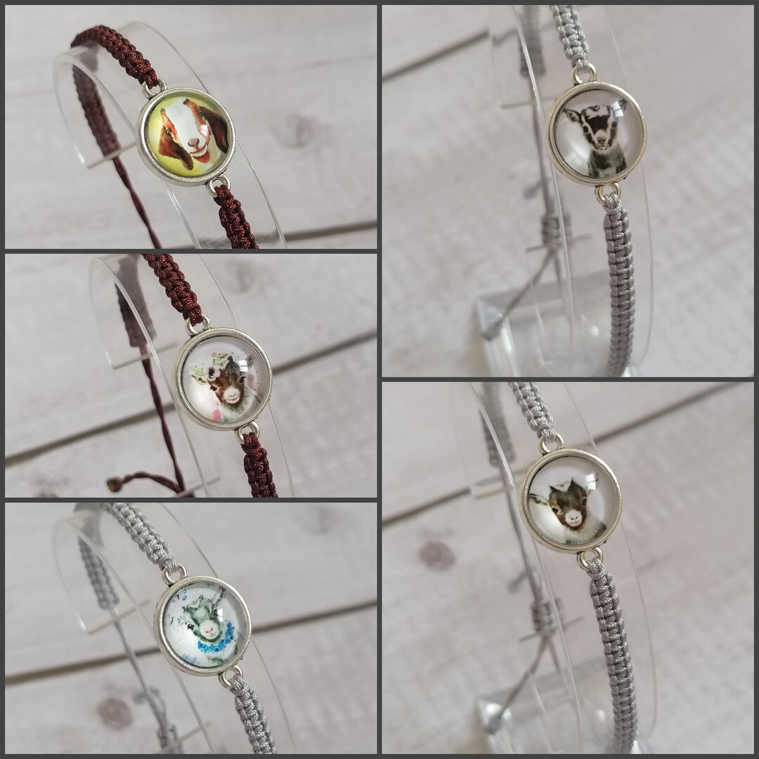 31 Colours, Goat Bracelet, Farmer Gift, Animal Jewellery, Goat Gift ...
