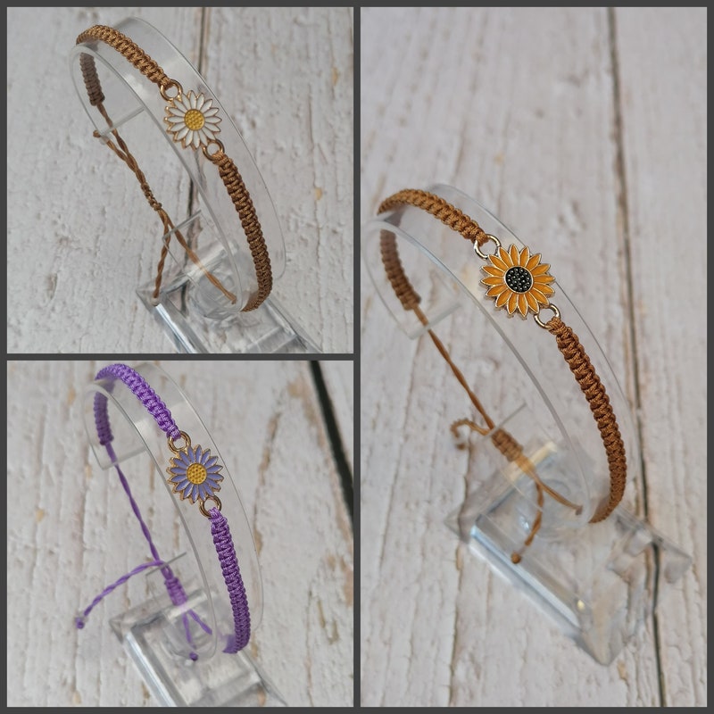 Sunflower Bracelet - Etsy