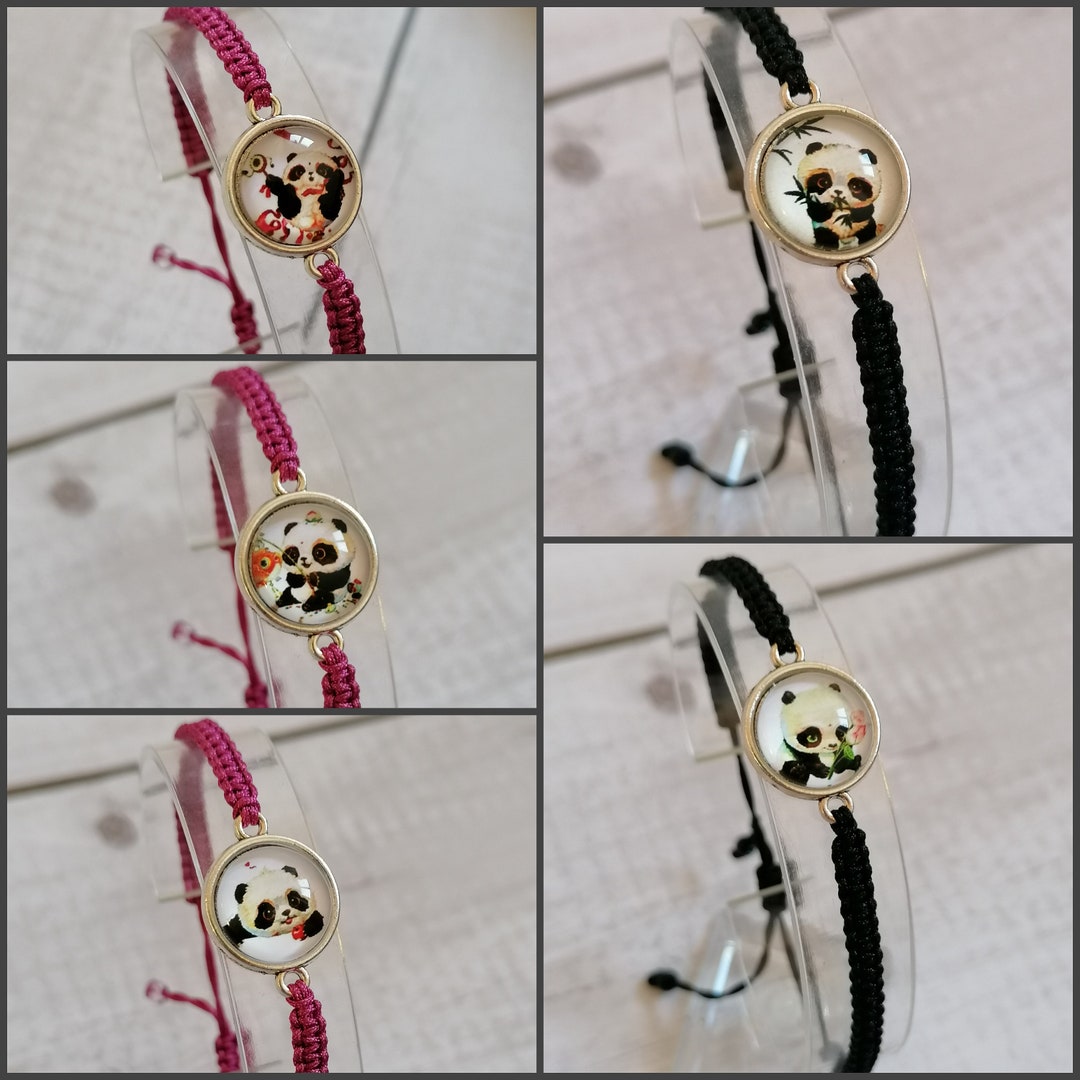 31 Colours, Panda Bracelet ,panda Bear Bracelet, Wildlife Bracelet ...