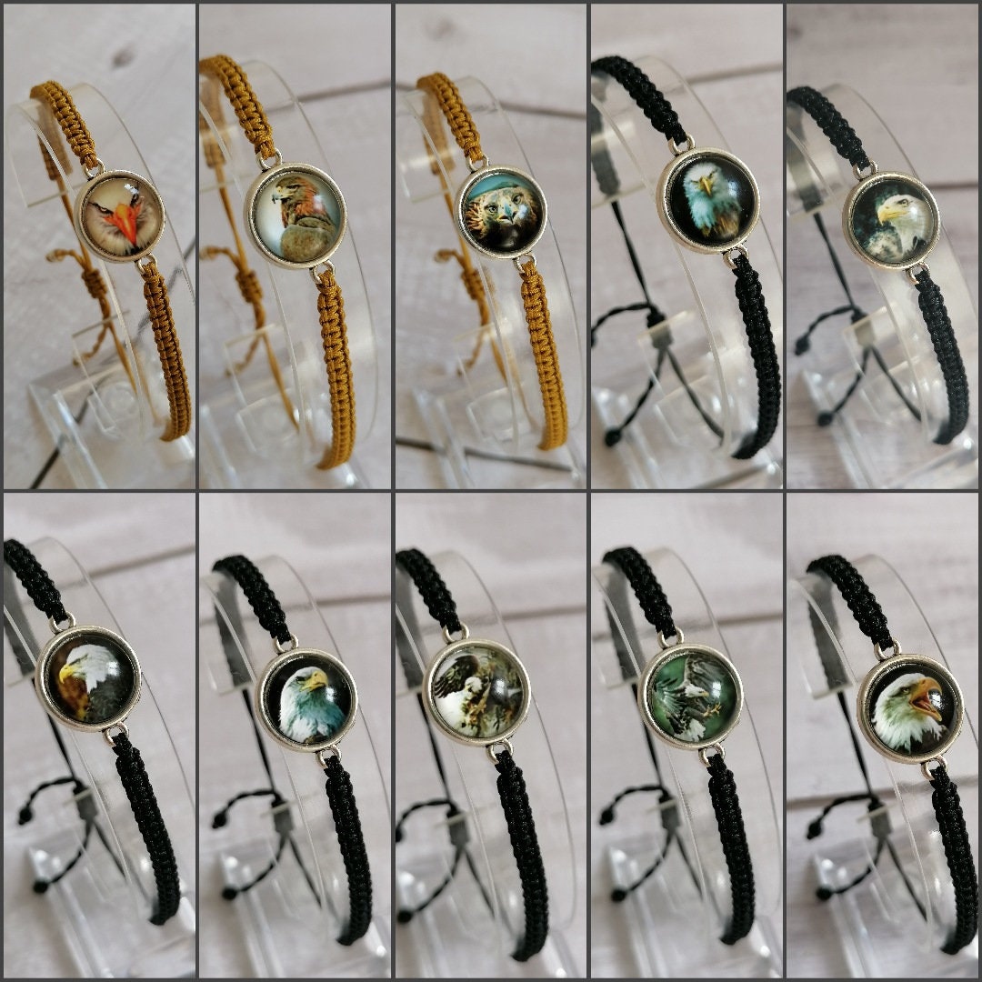 31 Colours, Eagle Bracelet, Falcon Bracelet, Hawk Bracelet, Friendship ...