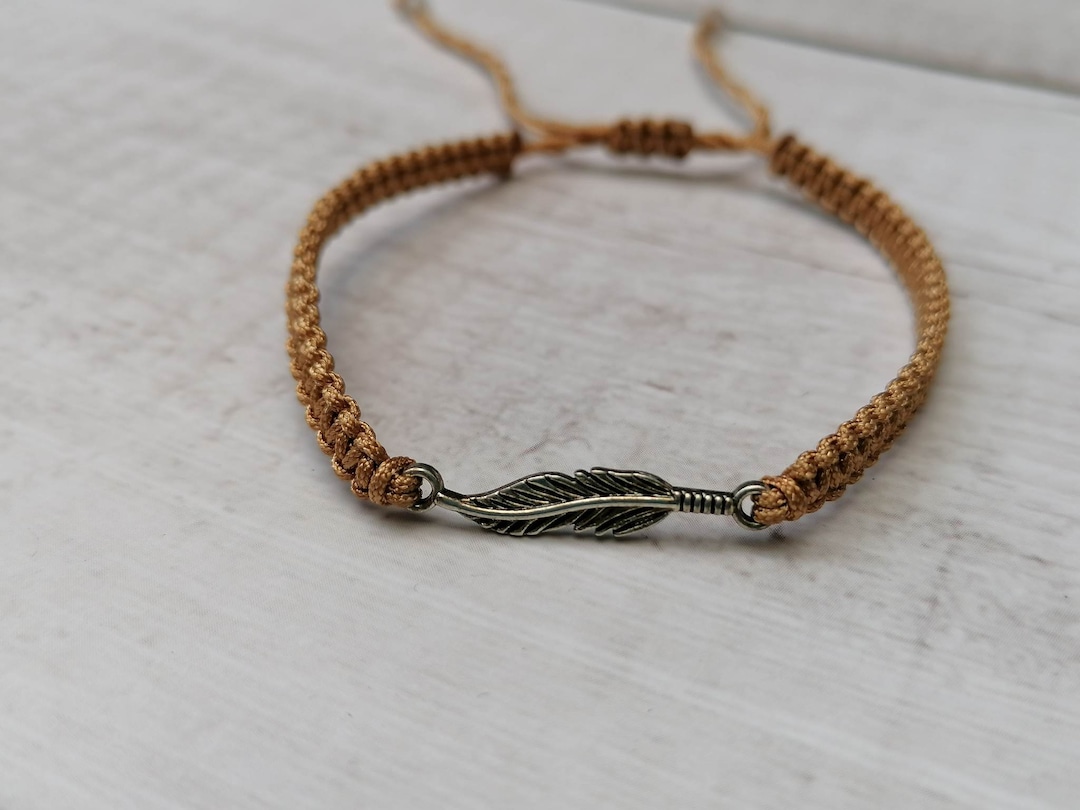 35 Colours, Feather Bracelet, Crow Feather Bracelet, Friendship ...