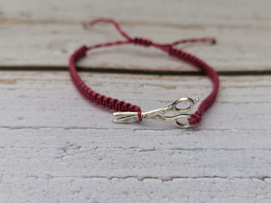 29 Colours, Scissors Bracelet, Hairdresser Jewellery, Great Gift - Etsy