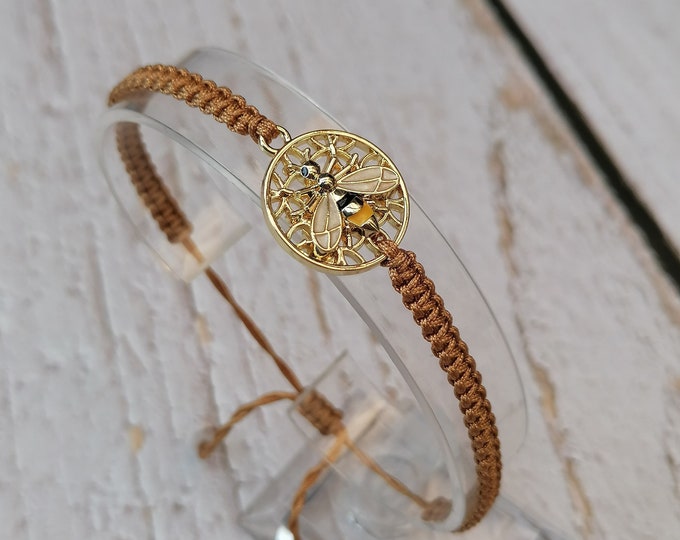 Save the Bees, Bee Bracelet, Diffuser Bracelet With Bee Pendant Charm ...