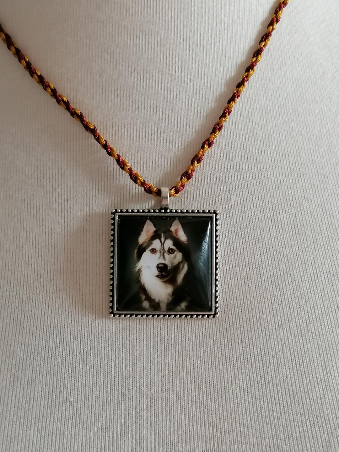 30 Colours, Handmade Macrame Necklaces, Huskie Necklace, Husky Necklace ...