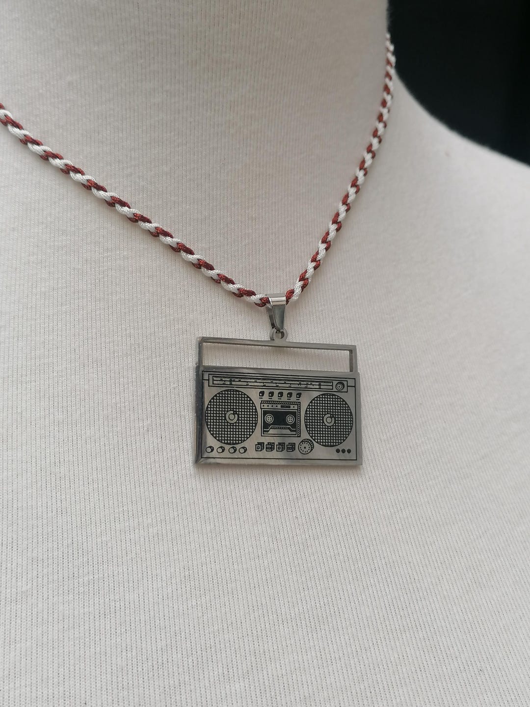 35 Colours, Boombox Necklace, Boombox 1980, Retro Boombox Radio ...