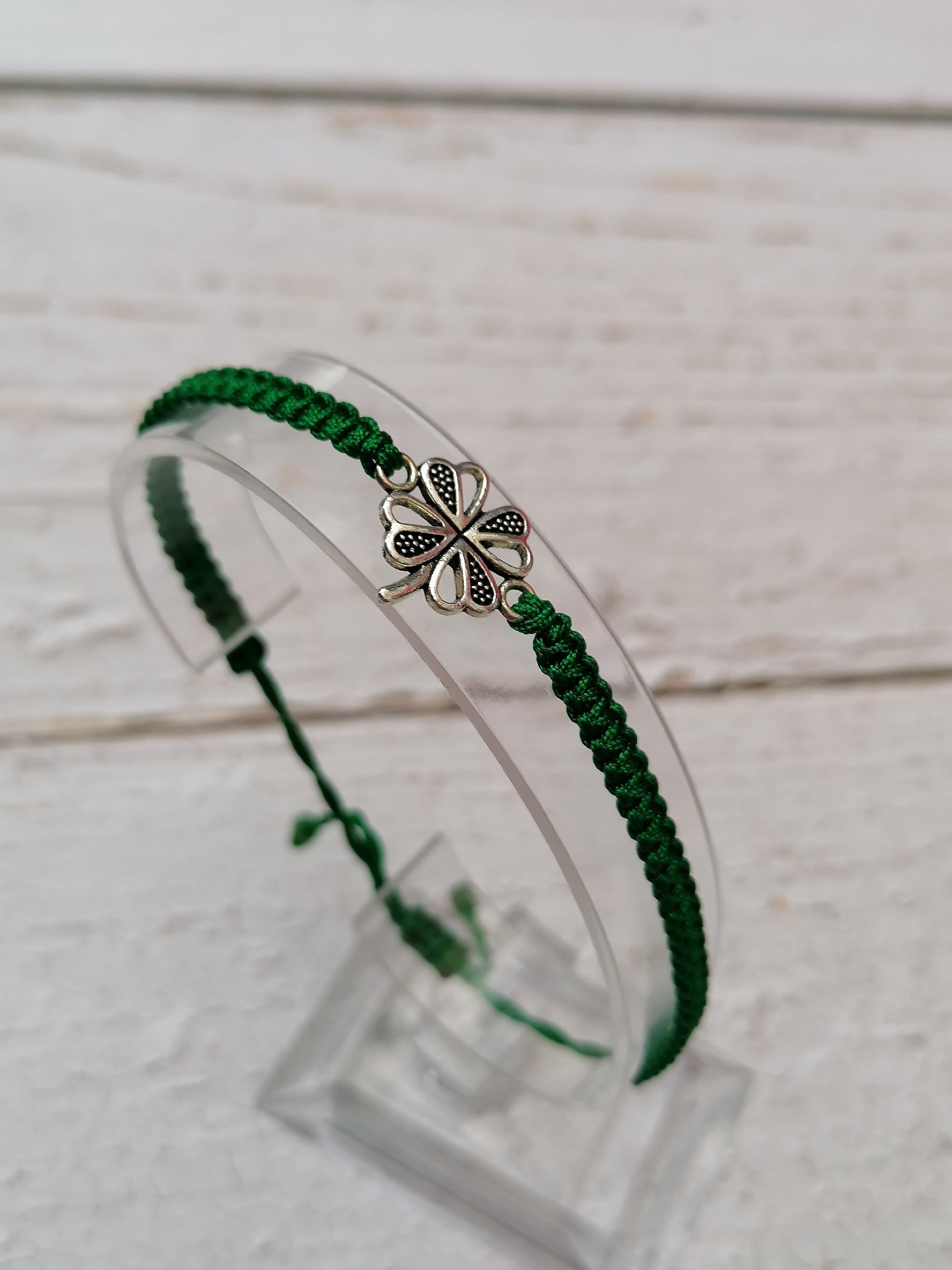 Lucky four leaf clover bracelet store