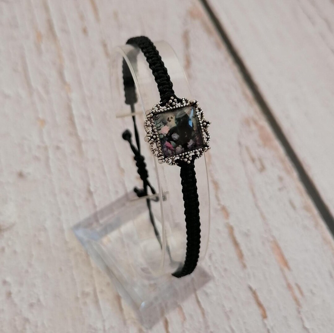 35 Colours, Black Cat Bracelet, Cat Bracelet, Cat Lover Bracelet (B-61 ...
