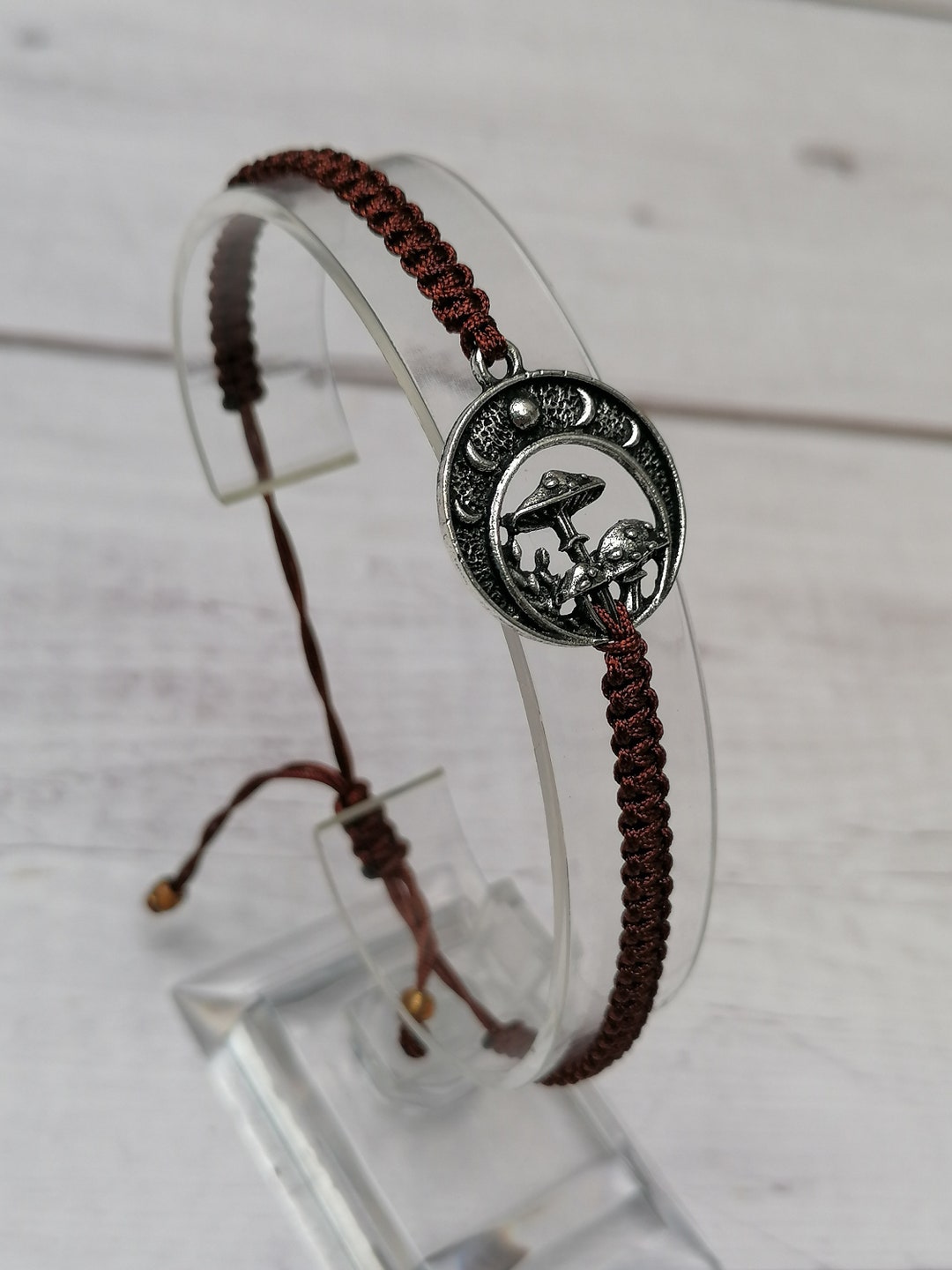 31 Colours, Moon Phases Mushrooms Bracelet, Magic Mushroom Bracelet ...