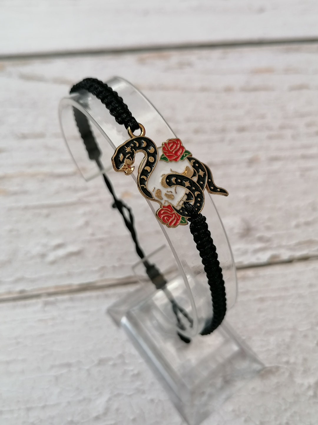 30 Colours, Snake Skull Bracelet, Snake Skull Gift, Friendship Bracelet ...