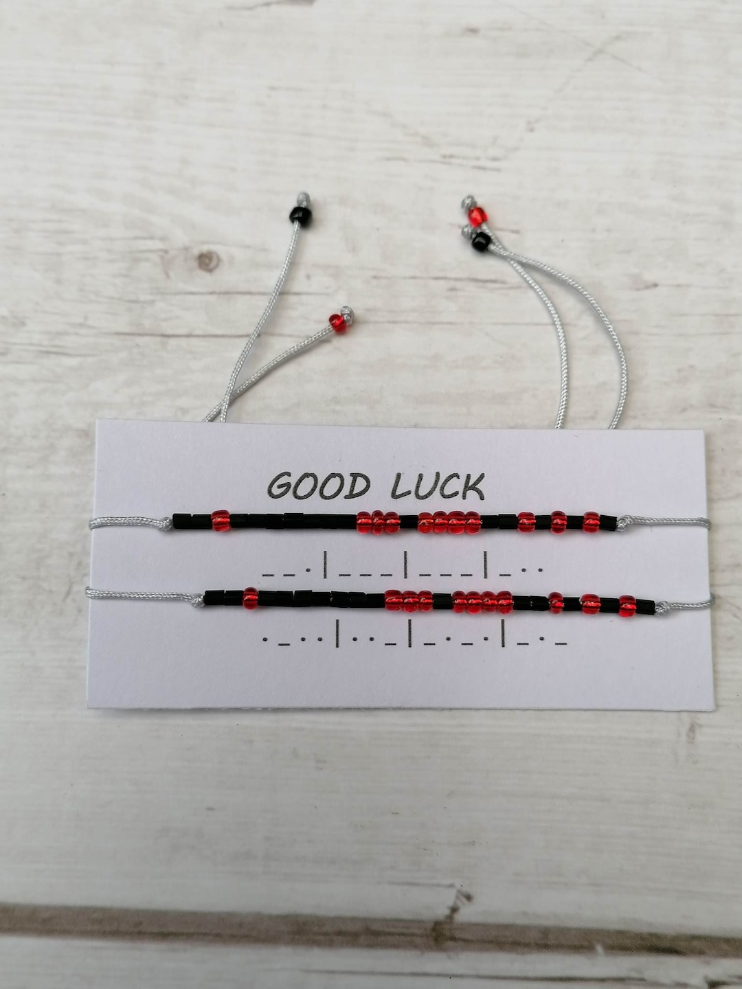 Morse Code Bracelet, Good Luck Morse Code Bracelet, Gift - Etsy