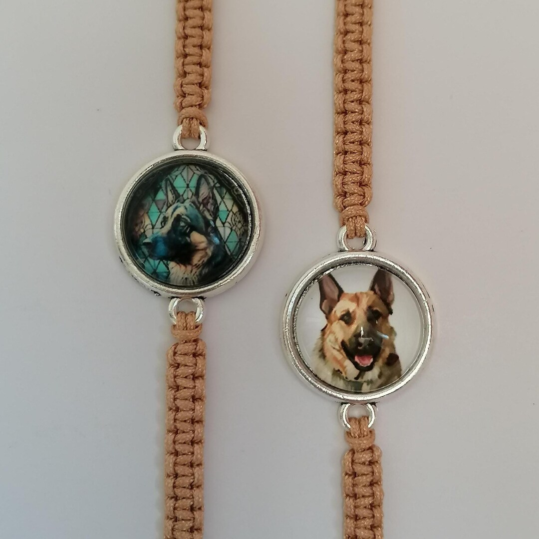 35 Colours, German Shepherd Bracelet, German Shepherd Jewellery, German ...