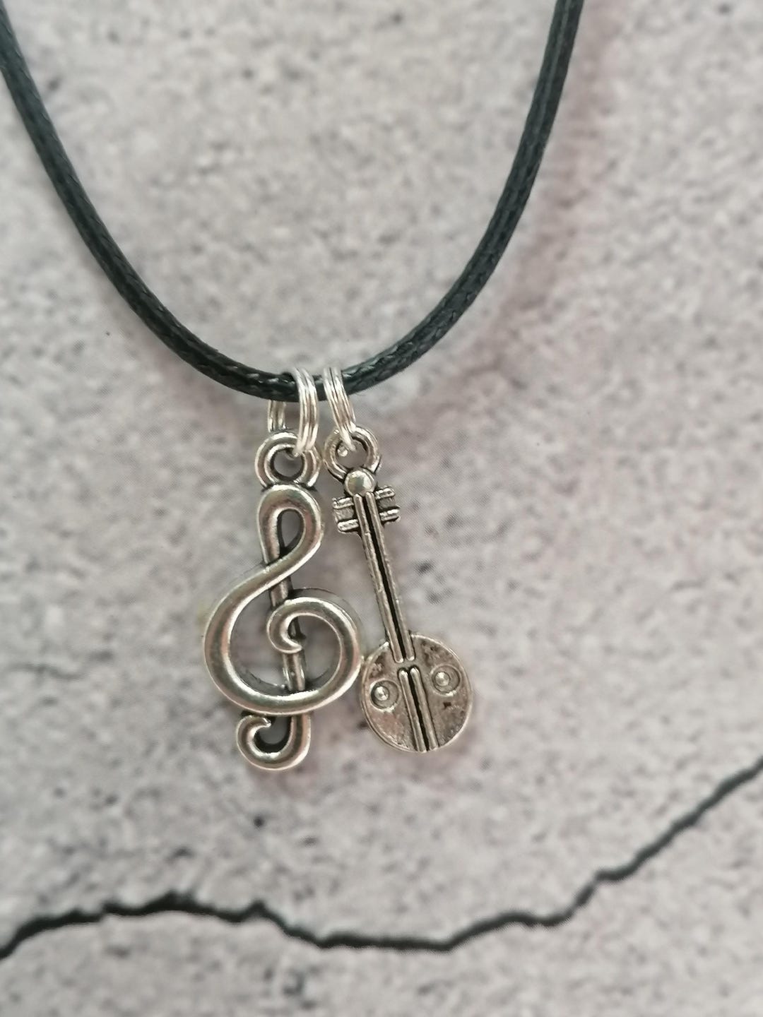 Indian Sitar Musical Instrument Pendant Necklace - Etsy