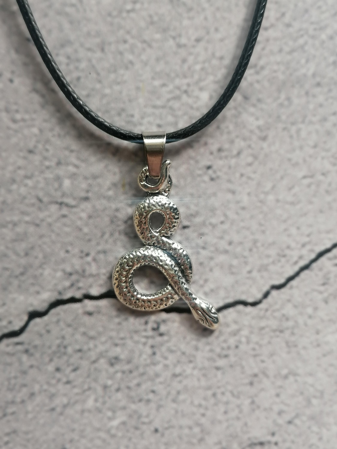 Snake Pendant Necklace, Serpent Jewellery, Snake Lover Gift, Reptile ...