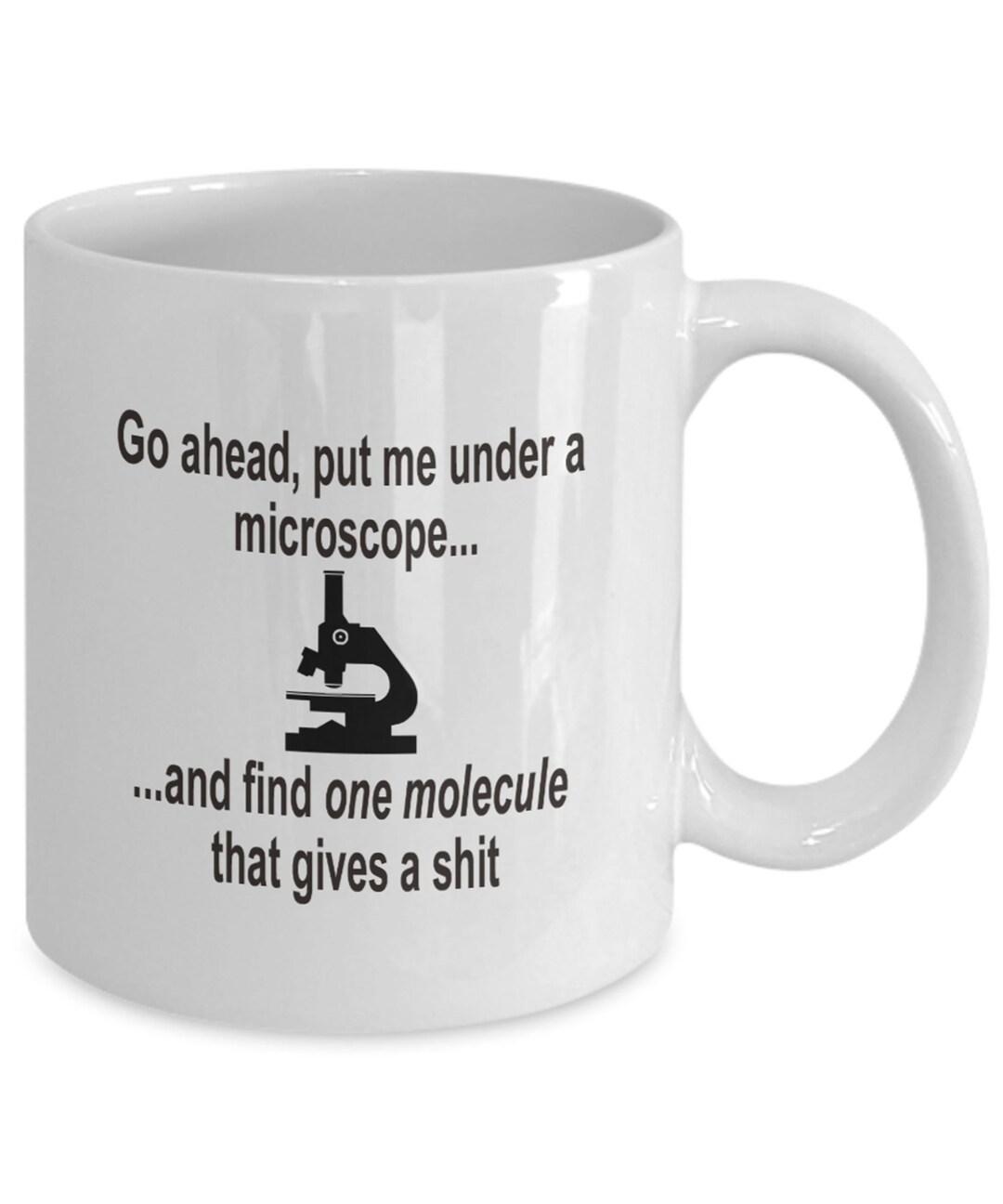 Funny Work Mug Microscope - Etsy