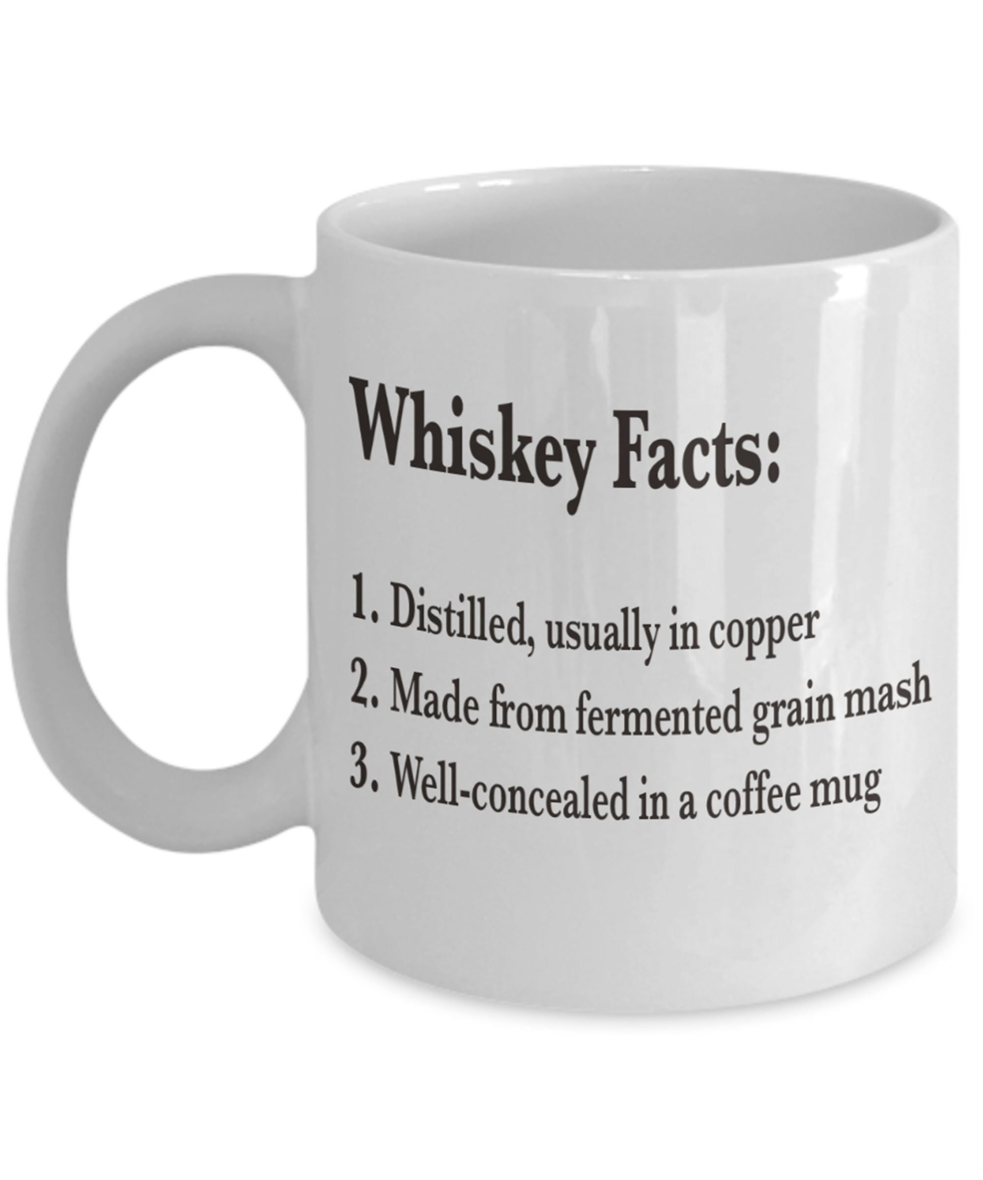 Funny Drinking Mug Whiskey Facts - Etsy UK