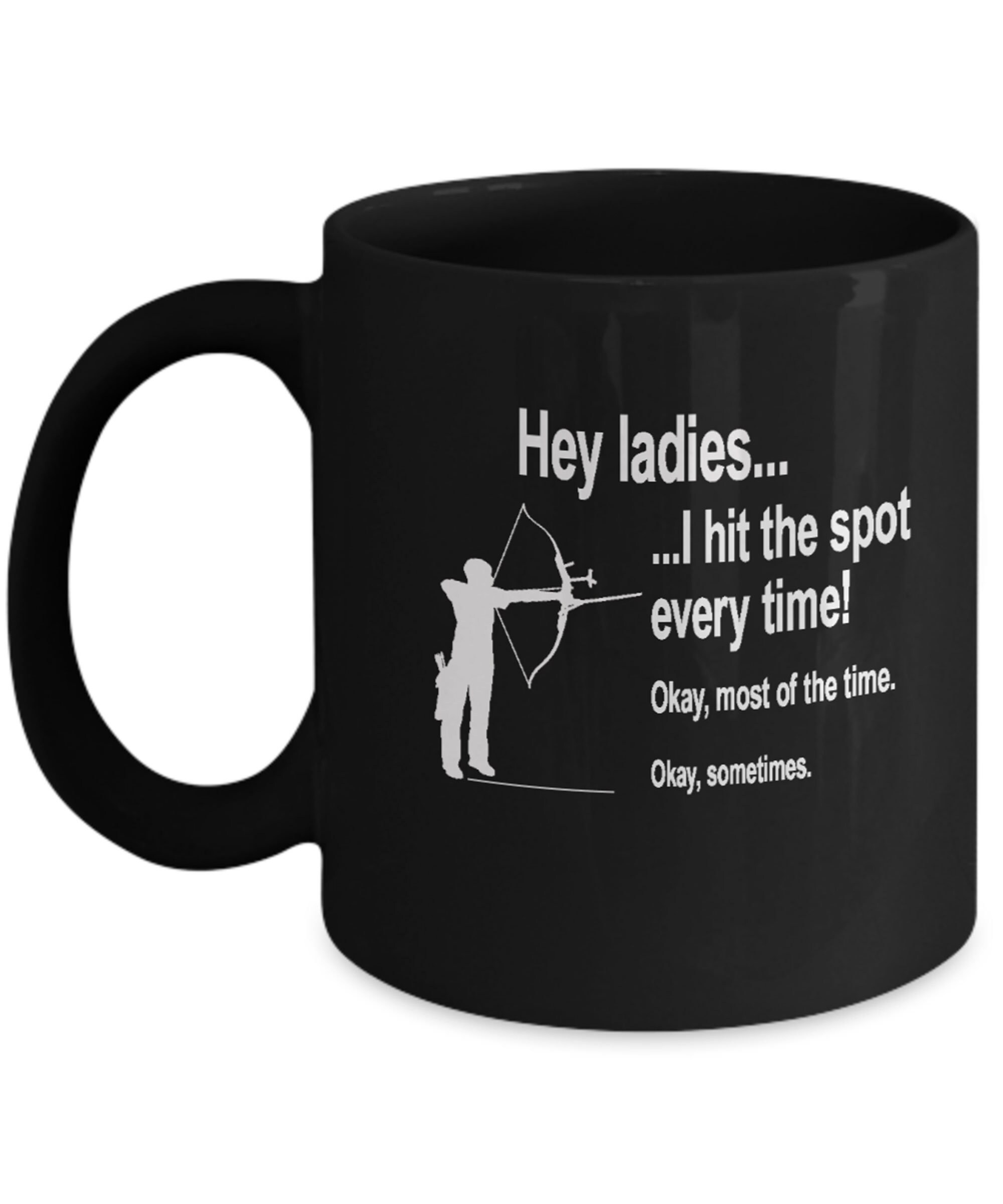 Funny Archery Mug - Hit the Spot - Etsy